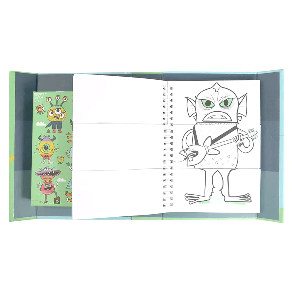 Tiger Tribe - Mash-up Colouring Set - Monster Mash – Dapper Mr Bear