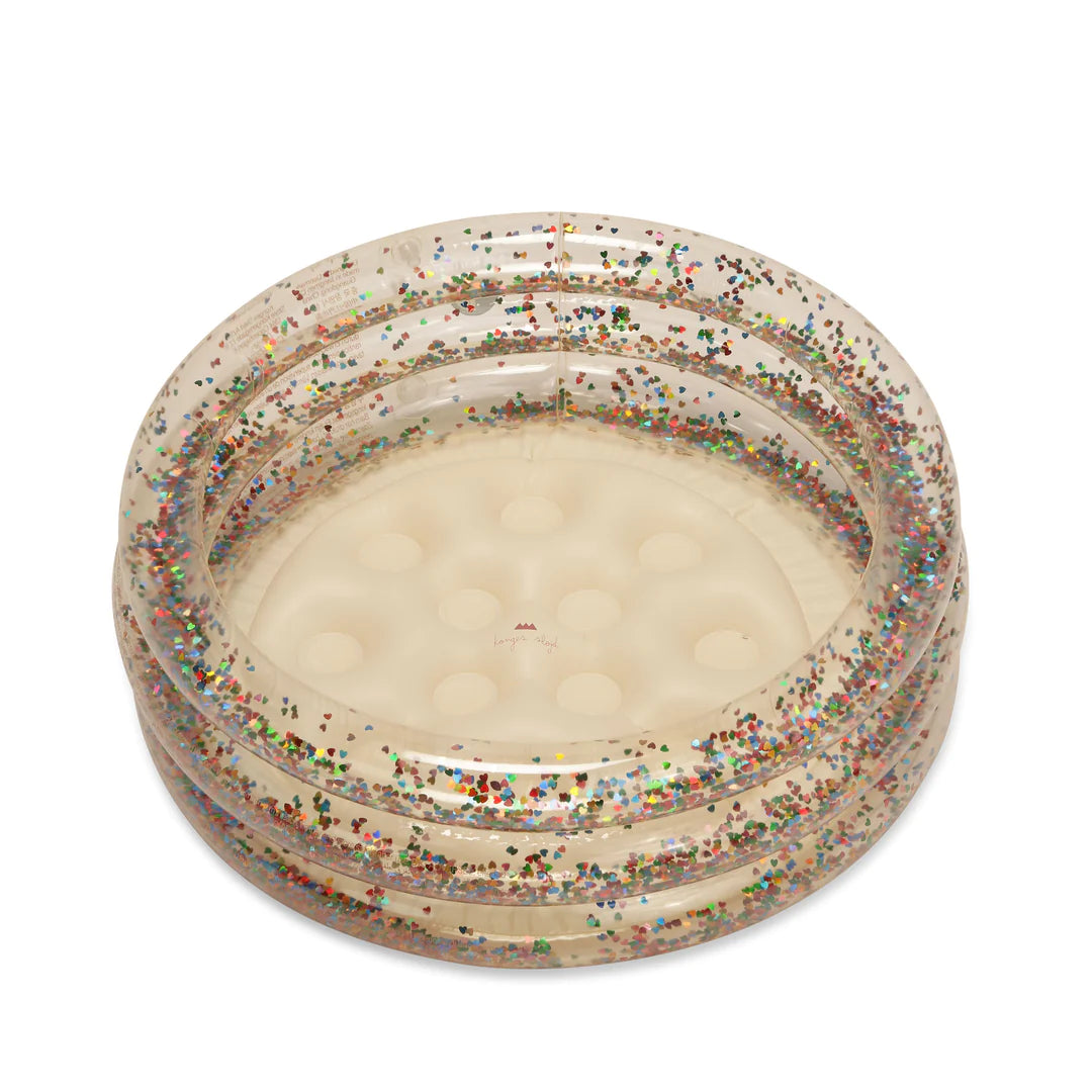 Konges Slojd Mini 3 Ring Pool - Transparent Creme – Dapper Mr Bear